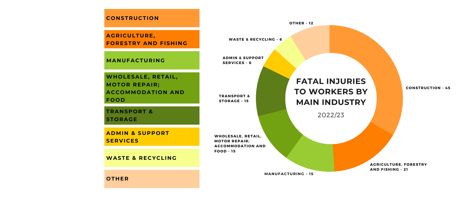 Falls from Height - Leading Cause of Fatal Accidents 2022/23