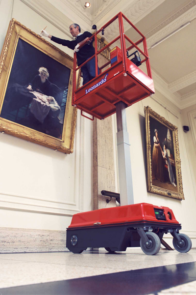 The Bravi Leonardo is a 4.9m lightweight access platform for working at ...